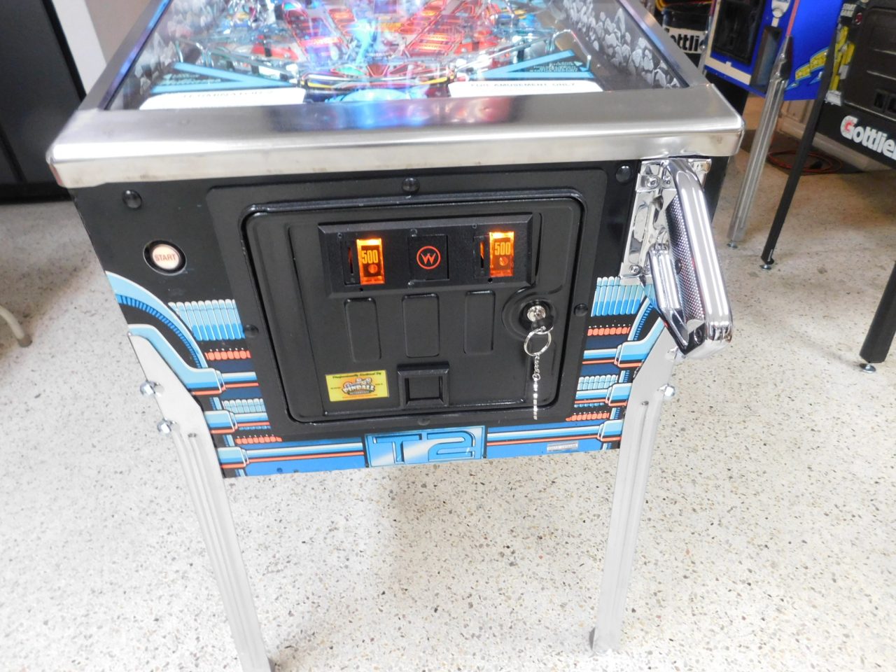 SOLD - 1991 Williams Terminator 2 (#1) (3 ball Multi-ball) (Chrome ...