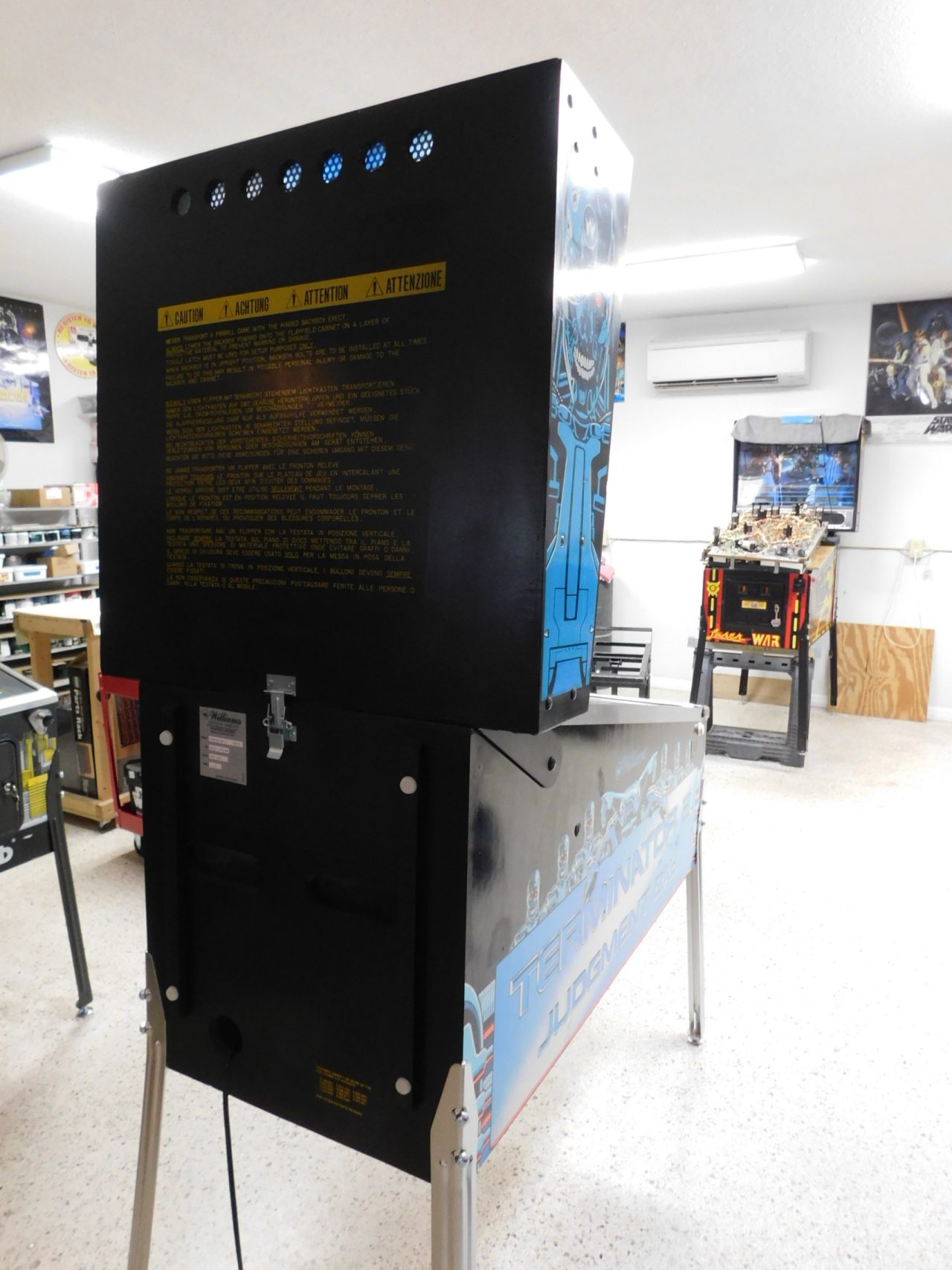 SOLD - 1991 Williams Terminator 2 (#1) (3 ball Multi-ball) (Chrome ...