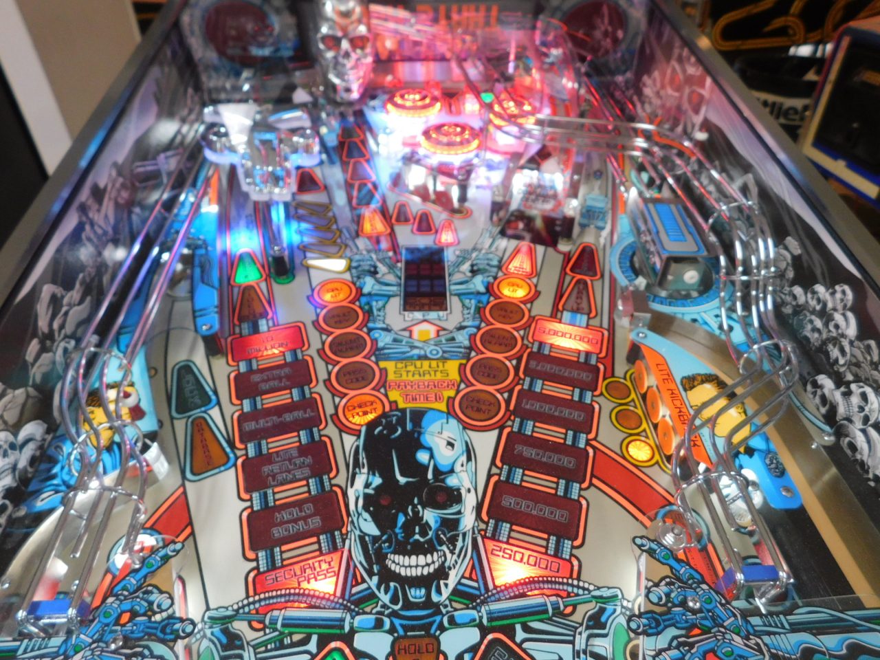 SOLD - 1991 Williams Terminator 2 (#1) (3 ball Multi-ball) (Chrome ...