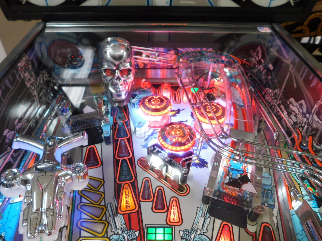 SOLD - 1991 Williams Terminator 2 (#1) (3 ball Multi-ball) (Chrome ...