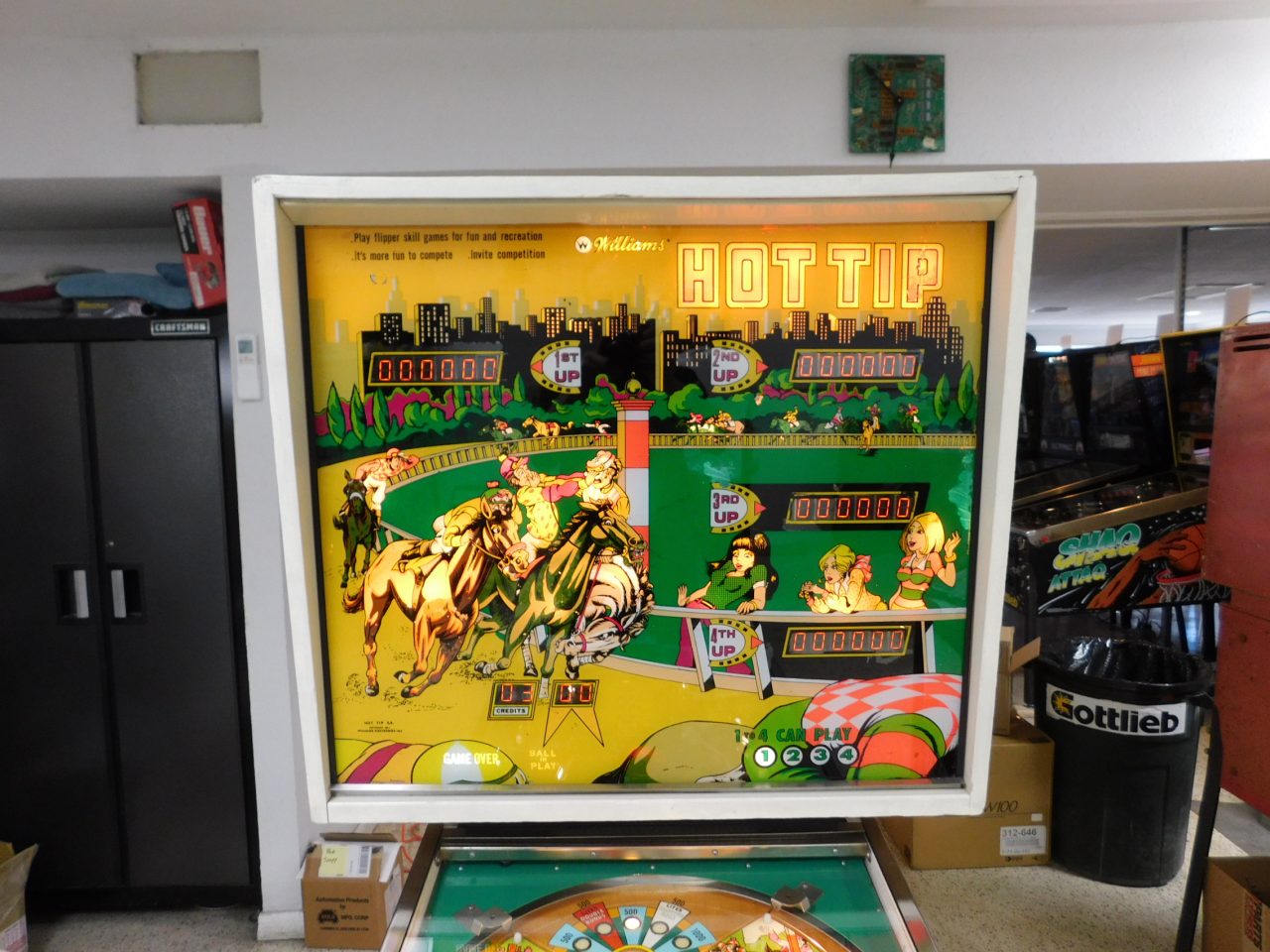 SOLD - 1977 Williams Hot Tip (Solid State version) (#2) - Pinball ...