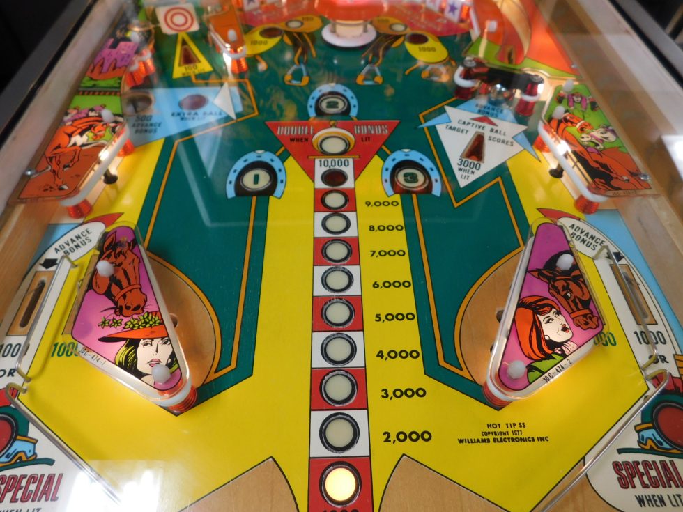 SOLD - 1977 Williams Hot Tip (Solid State version) (#2) - Pinball ...