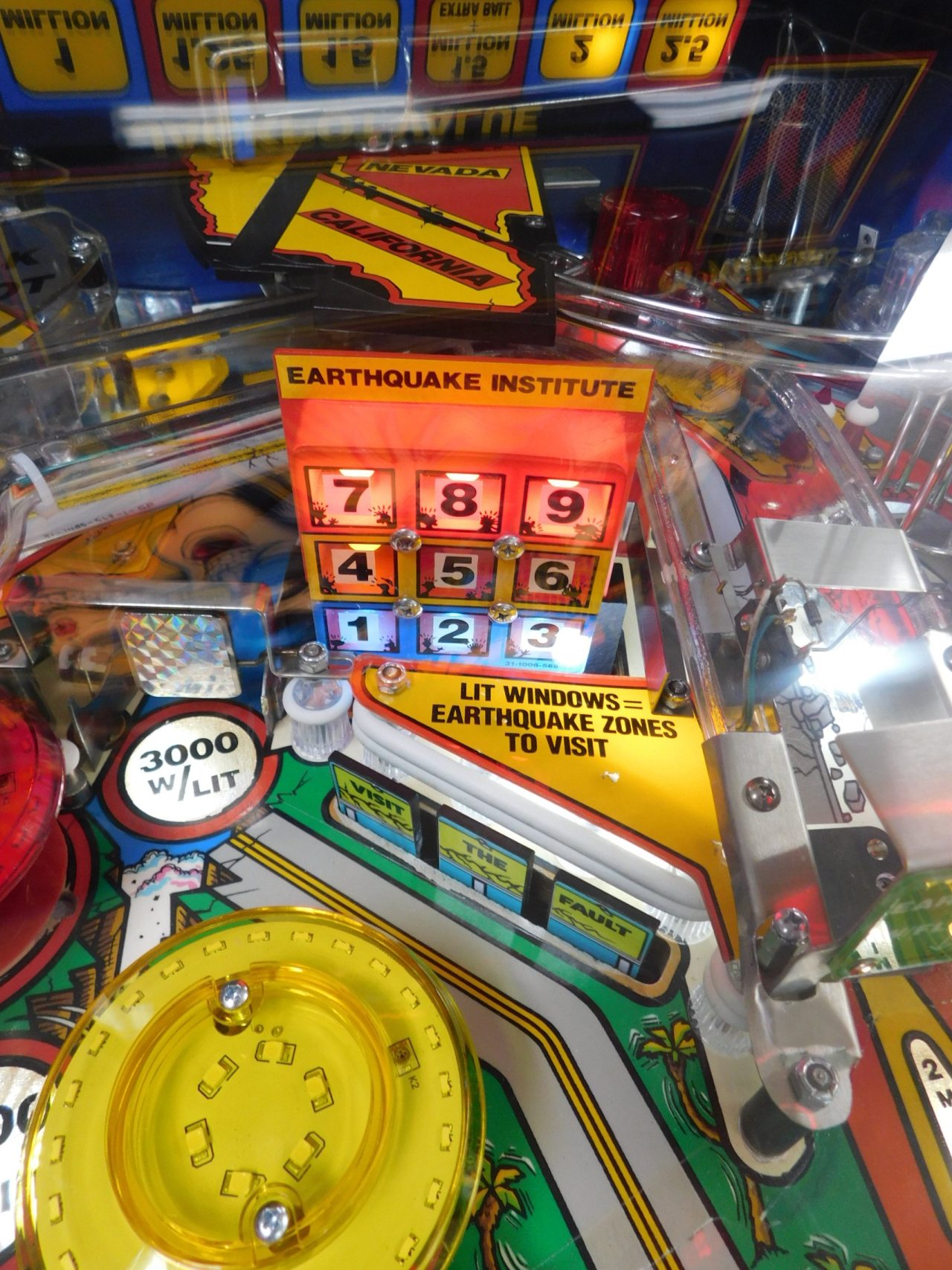 SOLD - 1989 Williams Earthshaker (#1) (3 ball Multi-ball) - Pinball ...