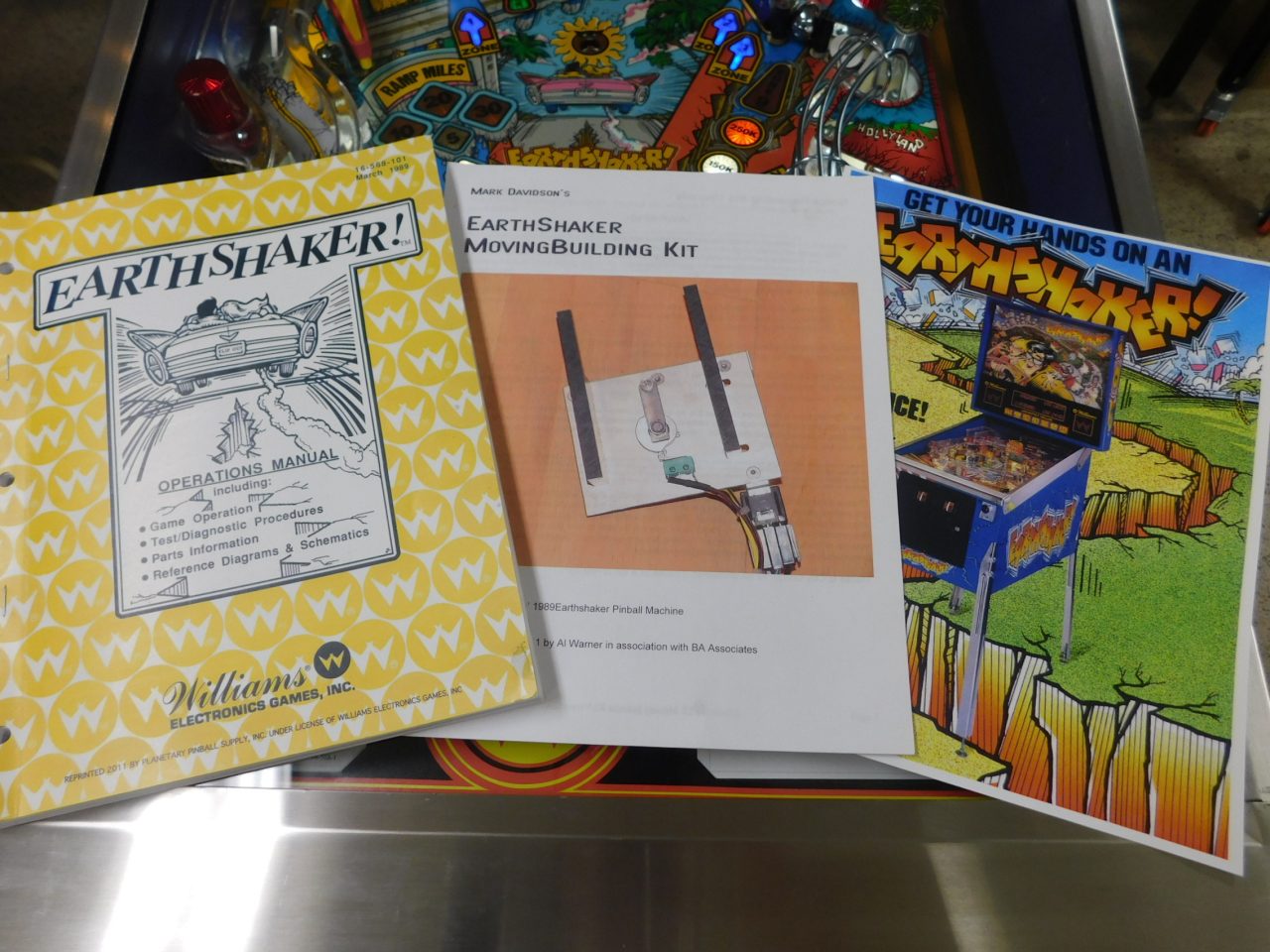 SOLD - 1989 Williams Earthshaker (#1) (3 ball Multi-ball) - Pinball ...