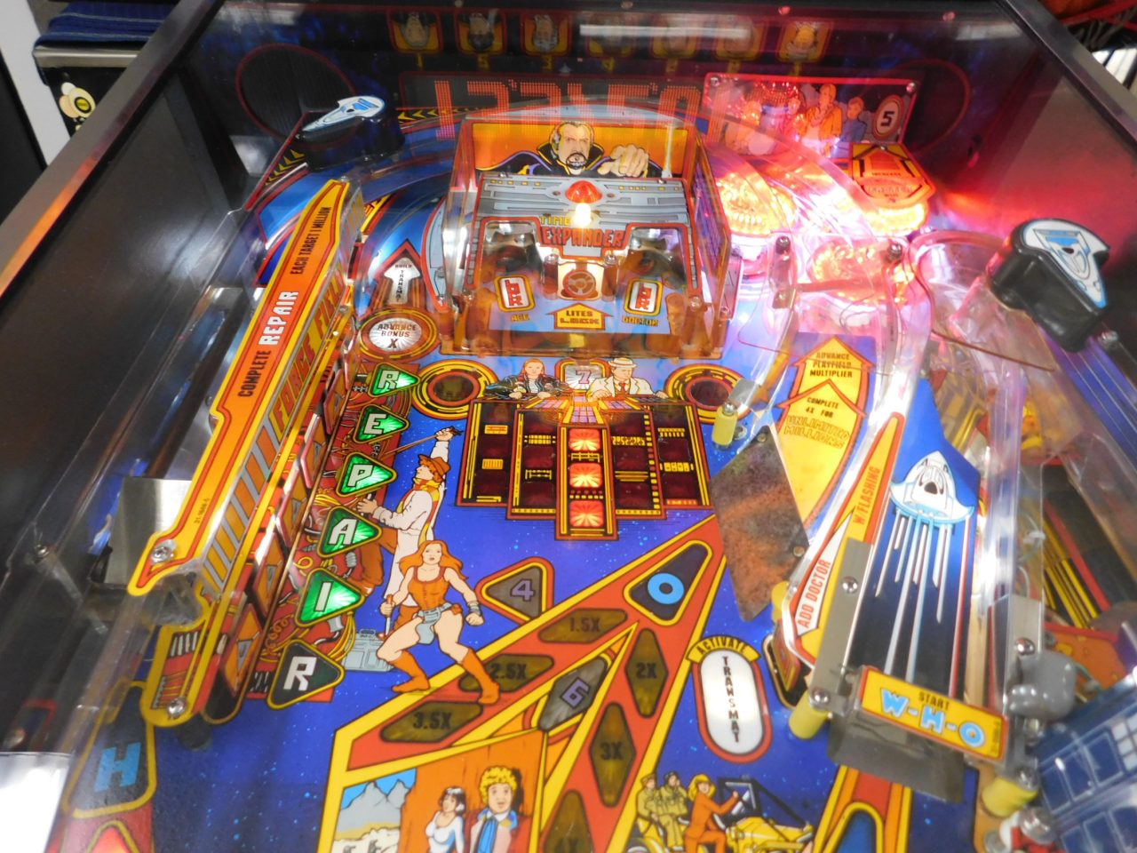 1992 Bally Doctor Who (#3) (3 ball Multi-ball) (NEWLY colorful added ...