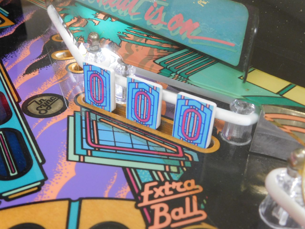 SOLD - 1986 Gottlieb Hollywood Heat (#5) (3 ball Multi-ball) (2 upper ...