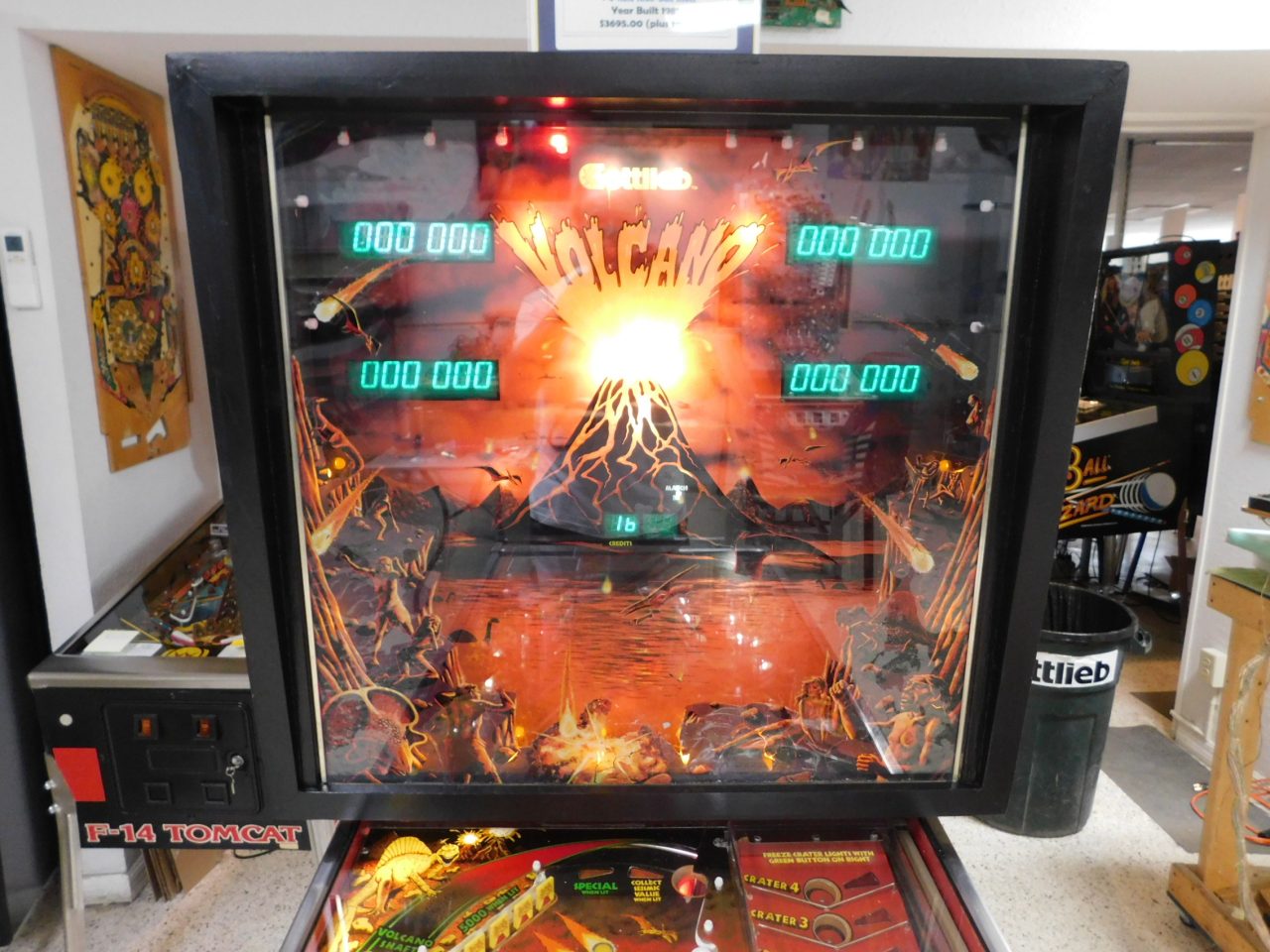 SOLD - 1981 Gottlieb Volcano widebody (3 ball Multi-ball) - Pinball ...