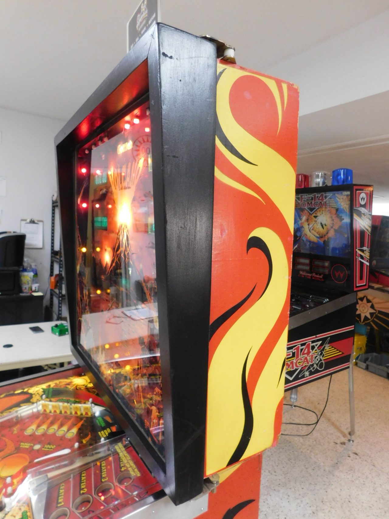 SOLD - 1981 Gottlieb Volcano widebody (3 ball Multi-ball) - Pinball ...