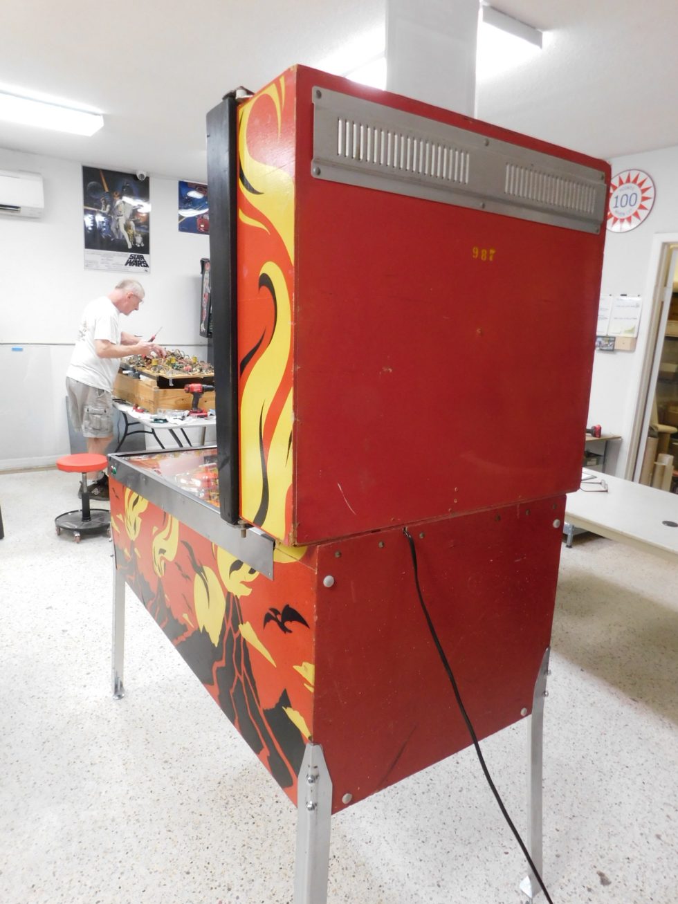SOLD - 1981 Gottlieb Volcano widebody (3 ball Multi-ball) - Pinball ...