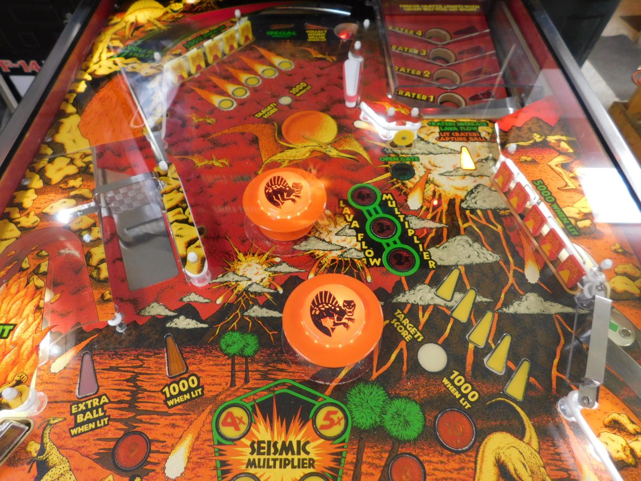 SOLD - 1981 Gottlieb Volcano widebody (3 ball Multi-ball) - Pinball ...