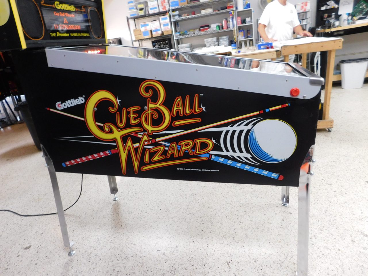 SOLD - 1992 Gottlieb Cue Ball Wizard (#2) (3 ball Multi-ball) - Pinball ...