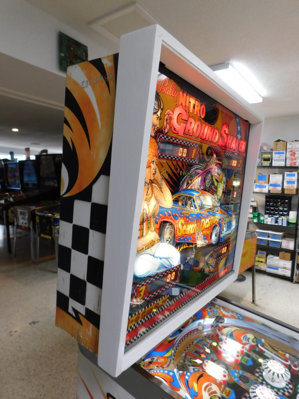 1980 Bally Nitro Ground Shaker (#4) (New playfield Hardtop) - Pinball ...
